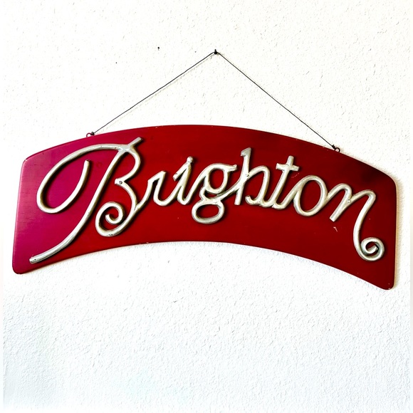 Brighton | Other | Brighton Company Store Display Sign Advertising ...